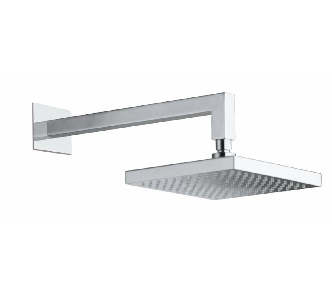 Mastermax - SQUARE SHOWER HEAD AND WALL MOUNTED SHOWER ARM Malta | Taps ...
