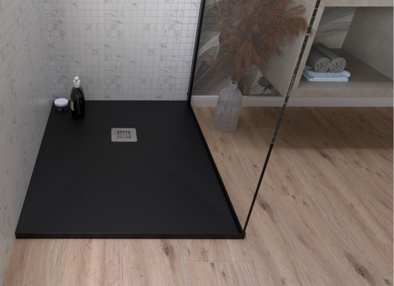 Stone Shower Trays - Matt Black Malta | Shower Trays Malta